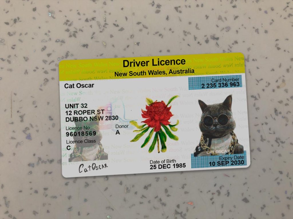 Australia NSW Driver License Template – Novelty PSD