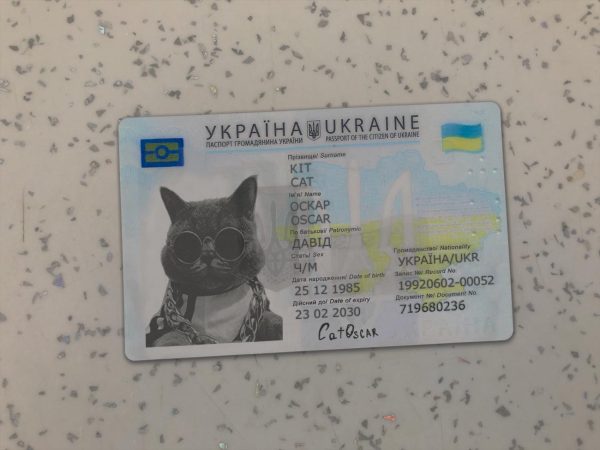 Ukraine Identity Card PSD Template – Novelty PSD